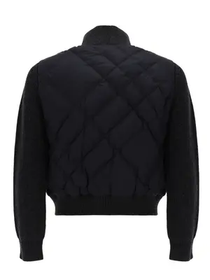 Burberry Kelsley Zip-up Quilted Jacket - Black
