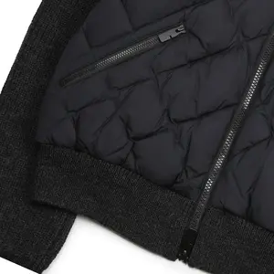Burberry Kelsley Zip-up Quilted Jacket - Black