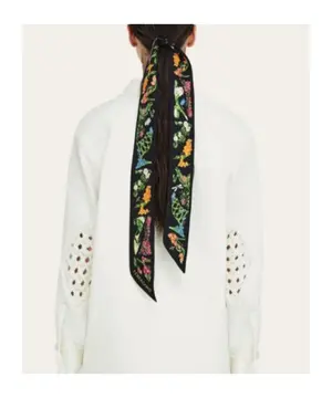 FERRAGAMO Eden Shoes Print Bandeau Scarf