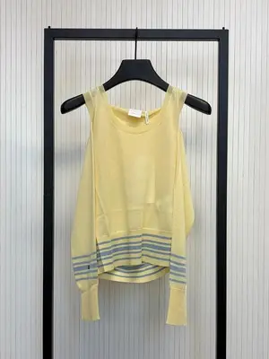 Dior Striped Knit Sweater