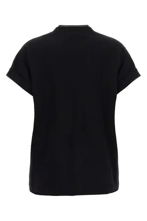 Brunello Cucinelli V-neck Short-sleeved T-shirt