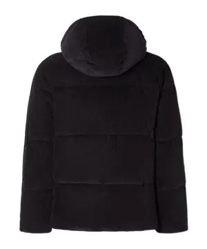 Fendi Corduroy Down Jacket With Drawstring Hood
