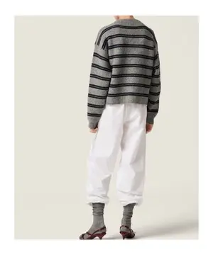 Miu Miu Striped Button-up Cardigan