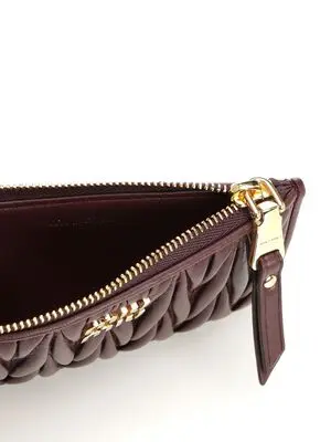 Miu Miu Matelass Zipped Wallet