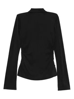 AVAVAV Draped Button-up Top - No