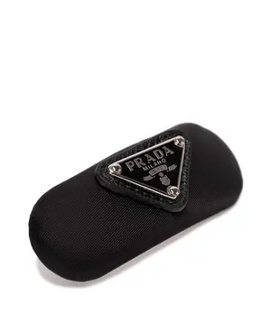 Prada Logo Plaque Hair Clip
