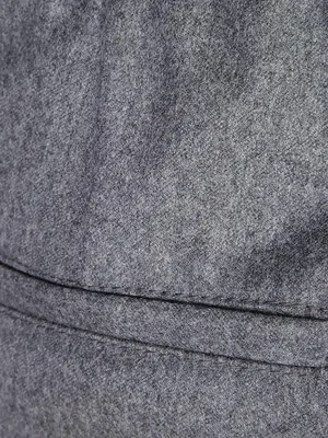 Brunello Cucinelli Pleated Tapered Leg Trousers - Medium Gray