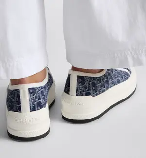 Dior Walk'n' Platform Sneakers With Signature Detailing