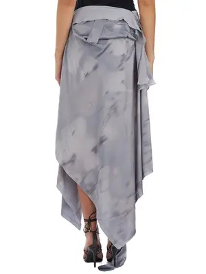 Ottolinger Distressed Asymmetrical Midi Skirt