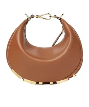 Fendi Mini Baguette Bag - Brown