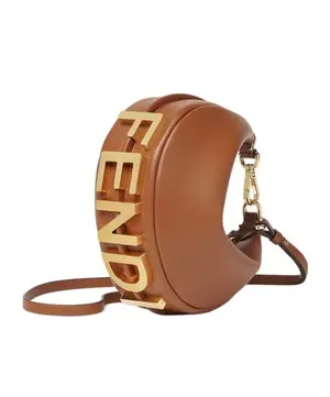 Fendi Mini Baguette Bag - Brown