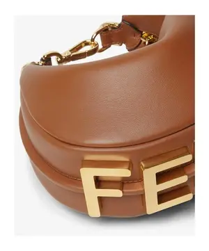 Fendi Mini Baguette Bag - Brown