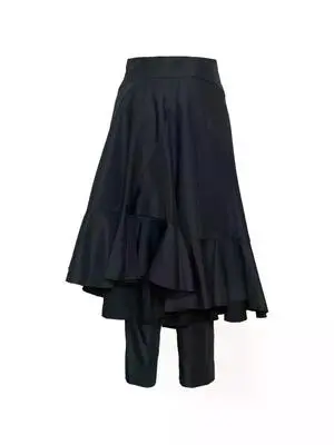 Comme Des Garçons Asymmetric Panel Ruffled Trousers
