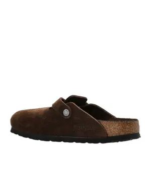 BIRKENSTOCK Boston Buckled Mules - Black
