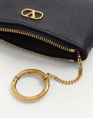 Valentino Garavani Vlogo Signature Keyring Pouch