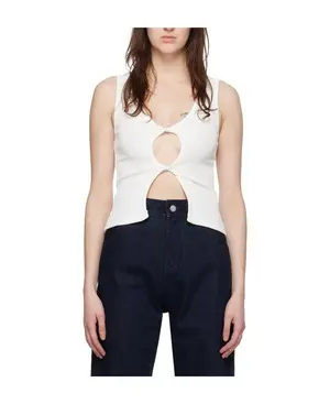 Christopher Esber Cut-out Knotted Top