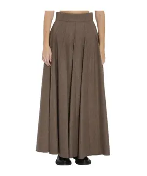 Max Mara Bellico Flared Maxi Skirt