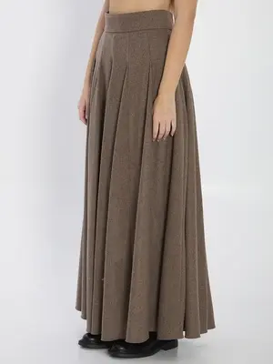 Max Mara Bellico Flared Maxi Skirt