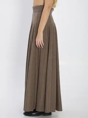 Max Mara Bellico Flared Maxi Skirt