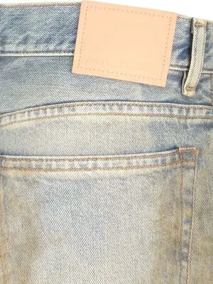 Acne Studios Distressed Wide-leg Jeans - Medium Blue