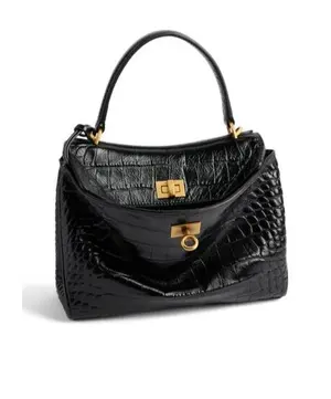 Balenciaga Rodeo Embossed Top Handle Bag