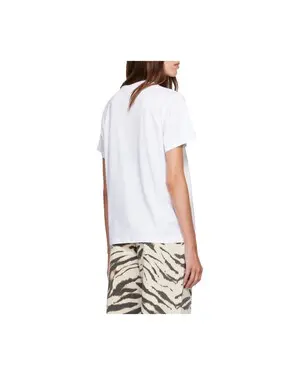 GANNI Graphic Cherry Print T-shirt - Bright White