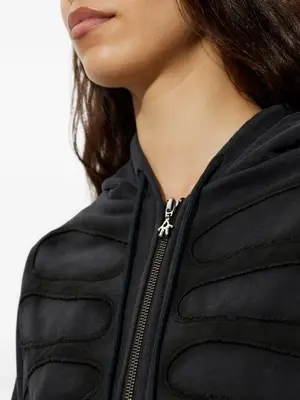 AVAVAV Padded Front Zip-up Hoodie - Black