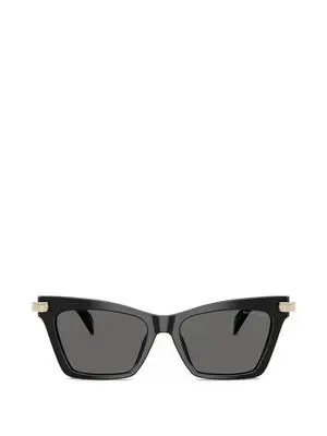 Michael Kors Grand Cayman Geometric-frame Sunglasses - Black