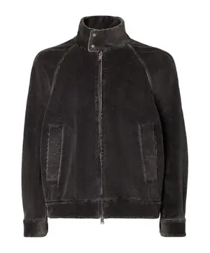 Fendi High Neck Zip-up Blouson