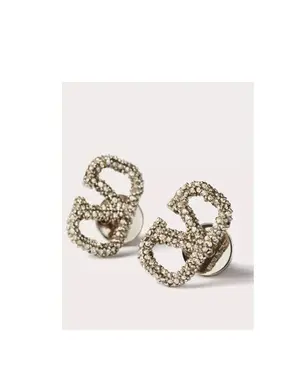 Valentino Garavani Vlogo Signature Embellished Earrings