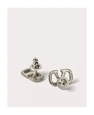Valentino Garavani Vlogo Signature Embellished Earrings