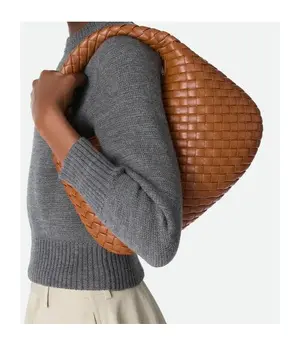 Bottega Veneta Small Veneta Intrecciato Hobo Bag