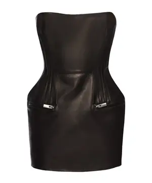 Magda Butrym Off-shoulder Corset Mini Dress