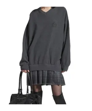 Balenciaga Layered V-neck Sweater Dress