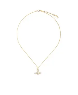 VIVIENNE WESTWOOD Orb-embellished Chain-linked Necklace - Black