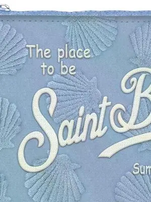 MC2 SAINT BARTH Aline Clutch Bag - Blue