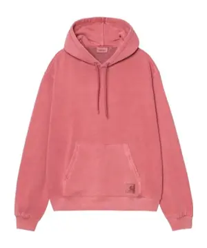 Carhartt Work In Progress Torion Drawstring Hoodie - Red