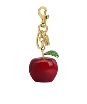 COACH Coach Apple-Motif Bag Charm Brass/multicolour
