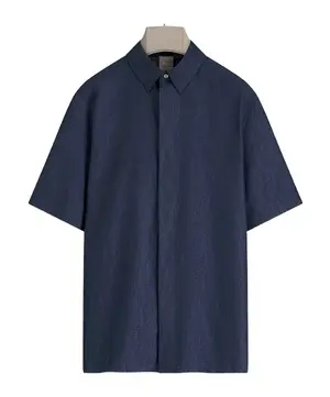Dior Oblique Short-sleeved Shirt - Blue