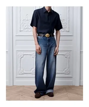 Dior Oblique Short-sleeved Shirt - Blue