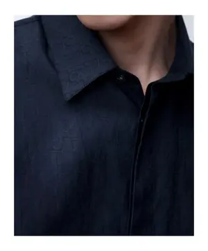 Dior Oblique Short-sleeved Shirt - Blue