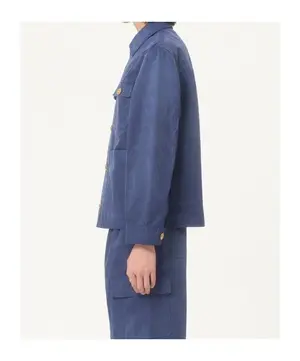 Valentino Garavani Gold-button Flap-pocket Jacket