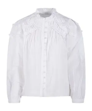 Isabel Marant Étoile Christa Pleated Collar Shirt - No