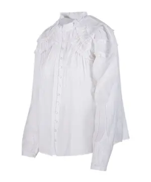 Isabel Marant Étoile Christa Pleated Collar Shirt - No