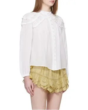 Isabel Marant Étoile Christa Pleated Collar Shirt - No
