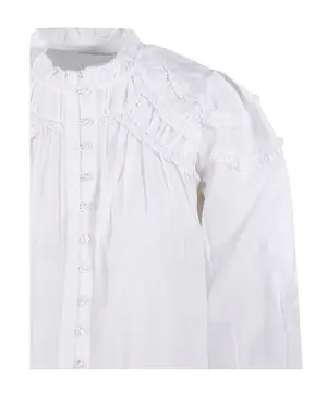 Isabel Marant Étoile Christa Pleated Collar Shirt - No