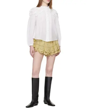 Isabel Marant Étoile Christa Pleated Collar Shirt - No
