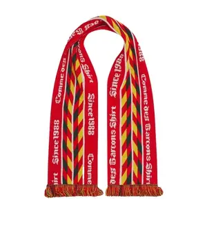Comme Des Garçons Fringed Scarf - Red