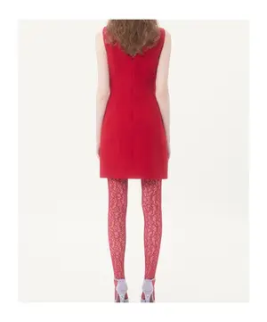Valentino Garavani V-neck Mini Dress With Bow Detail