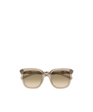 Gucci Square Frame Sunglasses - Brown